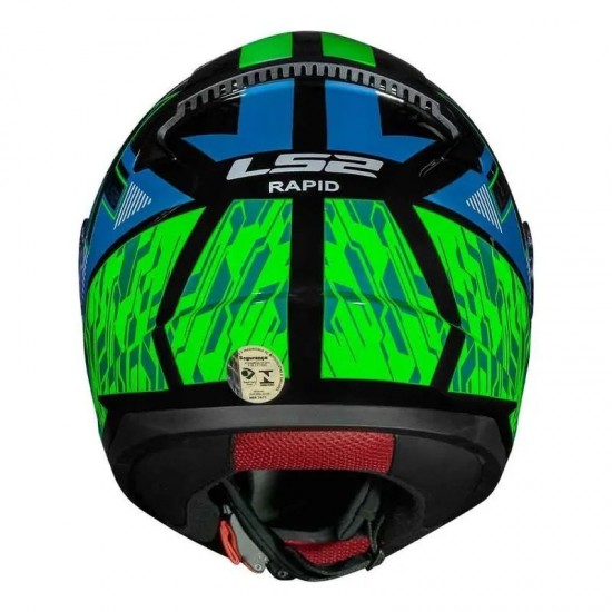 CAPACETE LS2 FF353 RAPID XTREET VERDE BRILHO