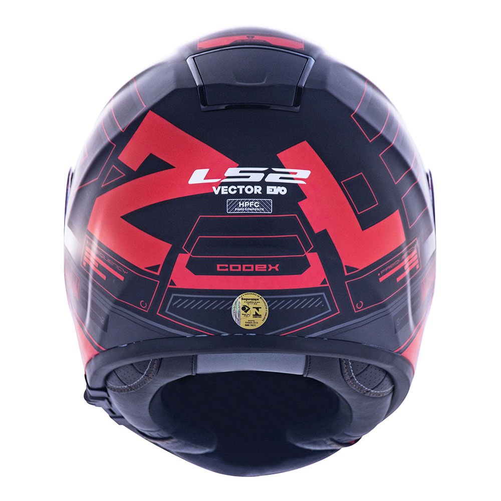 CAPACETE LS2 FF397 VECTOR FREQUENCY VERMELHO