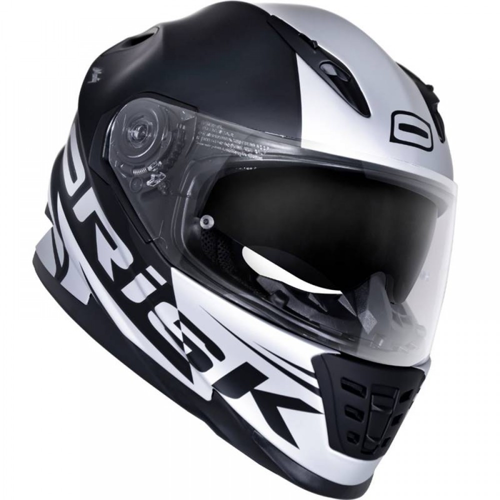 CAPACETE NORISK FF302 MANTY - PRETO/CINZA FOSCO