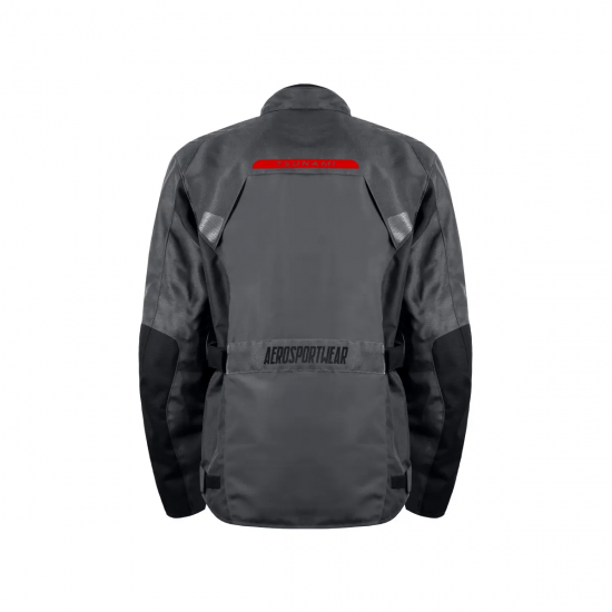 JAQUETA ASW TSUNAMI V2 CHUMBO/ PRETO E VERMELHO