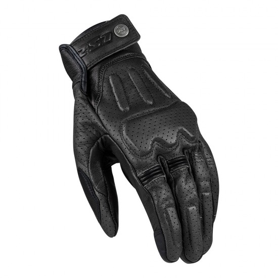 LUVA LS2 RUST COURO PRETO